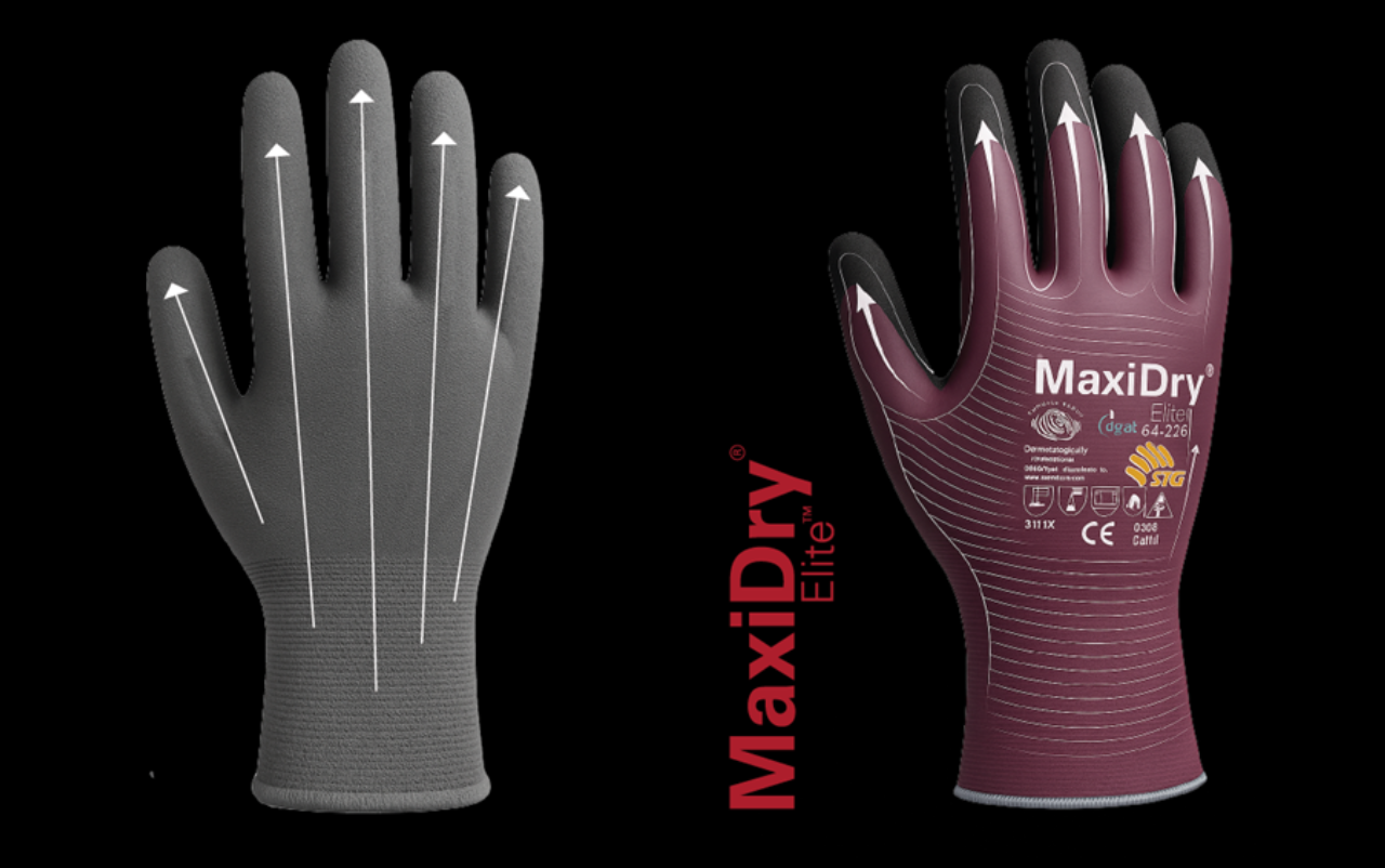 Ergonomic Work Gloves with MaxiDry® Elite™ | Lyreco Intersafe